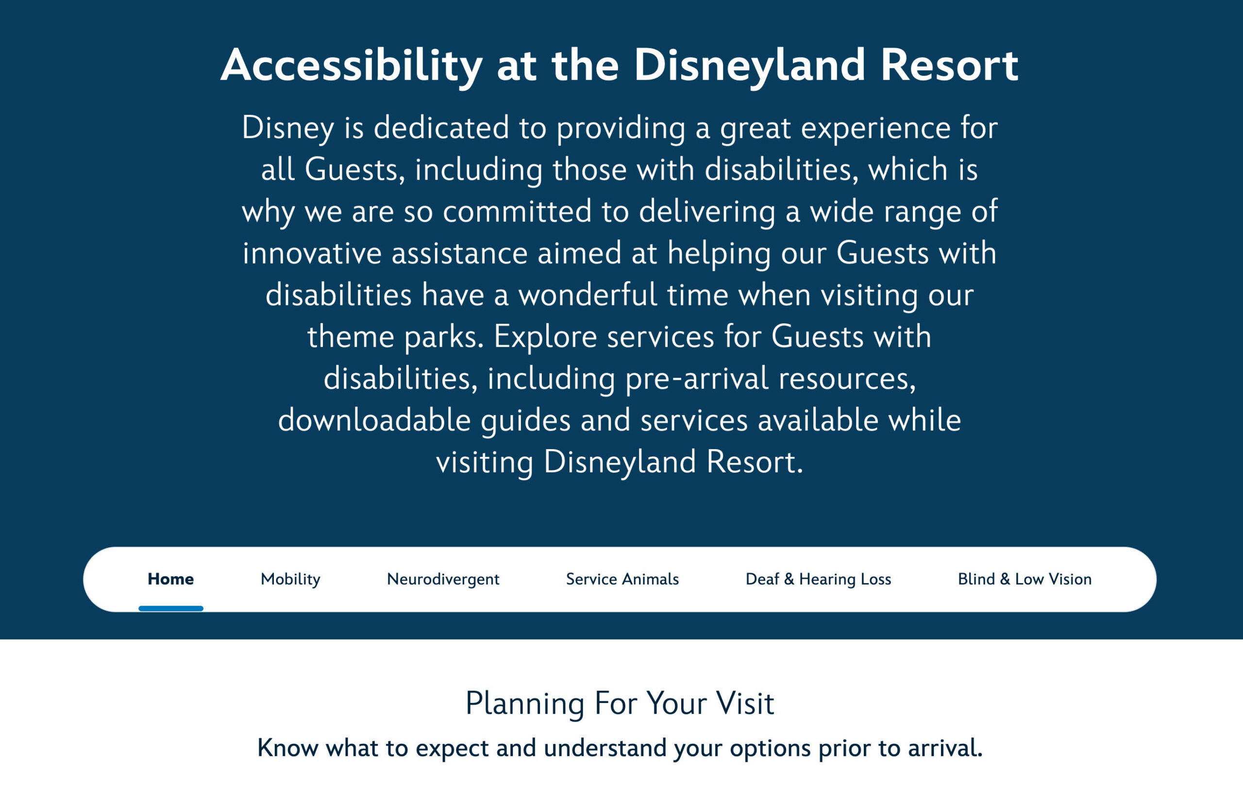 Disney to Update Accessibility Services